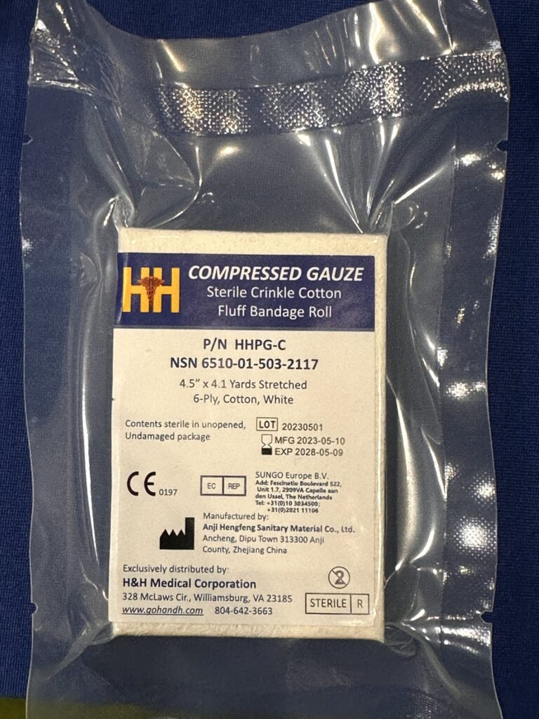 Compressed Gauze - Medline Consultancy